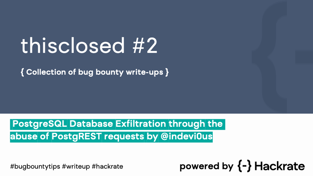 thisclosed_#2 | Hackrate Blog